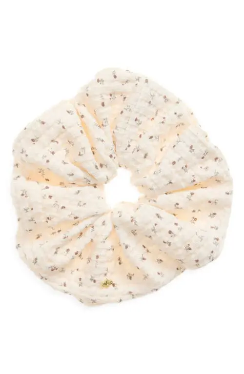 L. Erickson Story Scrunchie - Cream