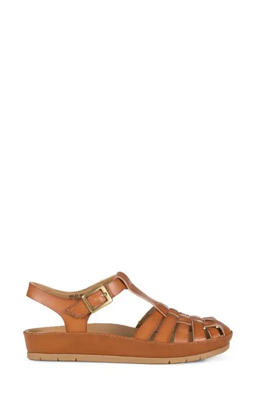 BARETRAPS Welsy Fisherman Sandal - Dark Caramel