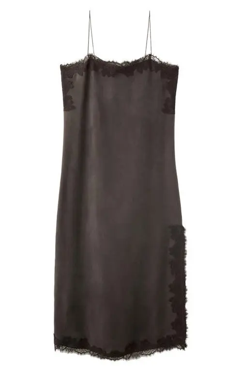 Mango Lace-trimmed Camisole Dress