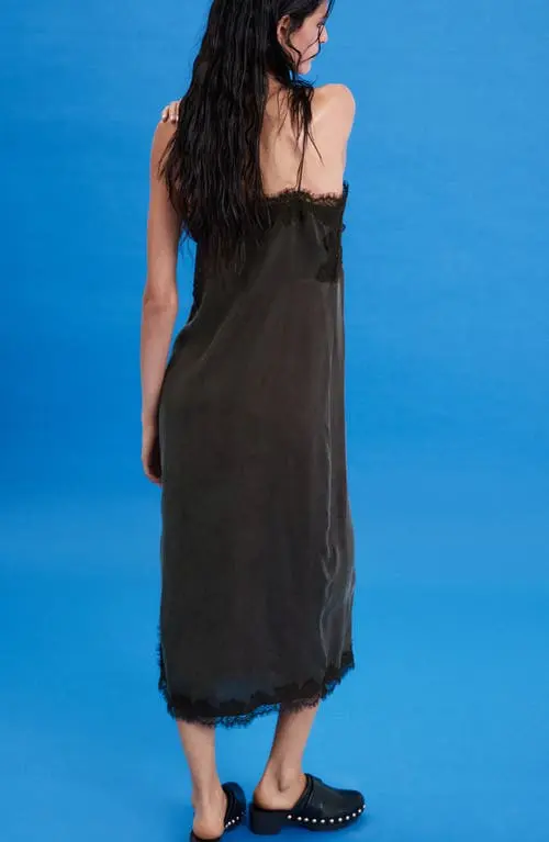 Mango Lace-trimmed Camisole Dress