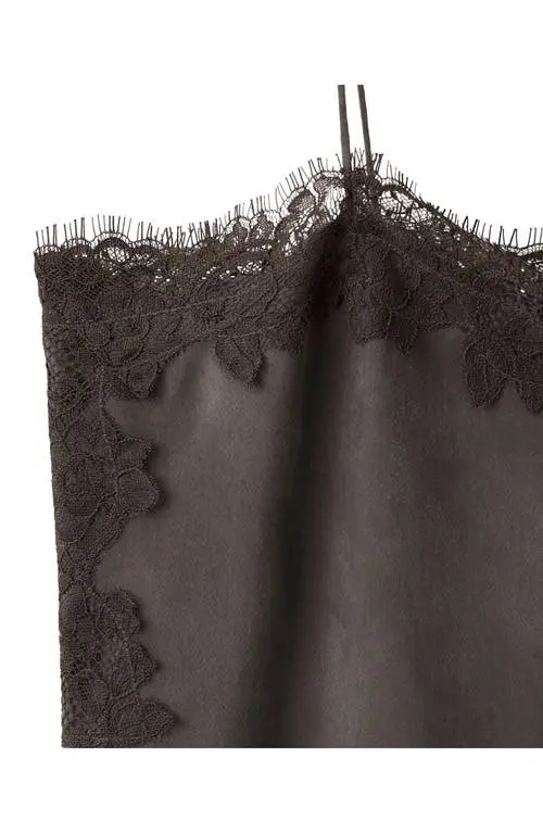 Mango Lace-trimmed Camisole Dress