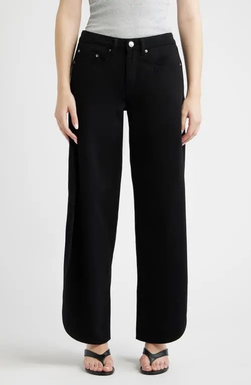 DL1961 Rori Mid Rise Wide Barrel Leg Jeans