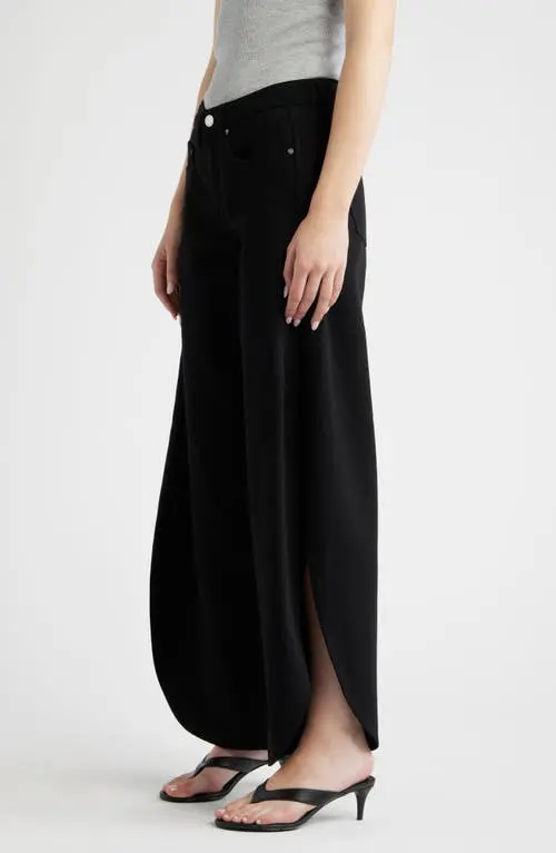 DL1961 Rori Mid Rise Wide Barrel Leg Jeans