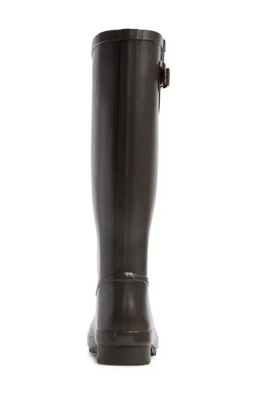 Sperry Drizzle Tall Waterproof Rain Boot - Dark Brown