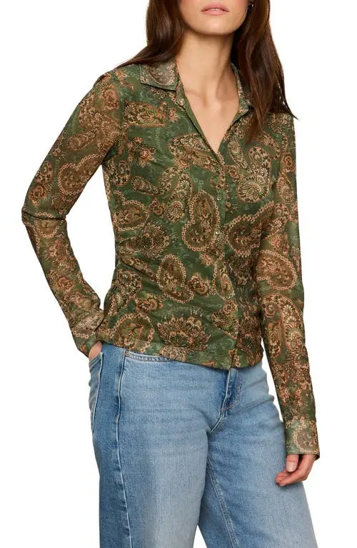 Sanctuary Juno Front Button Top