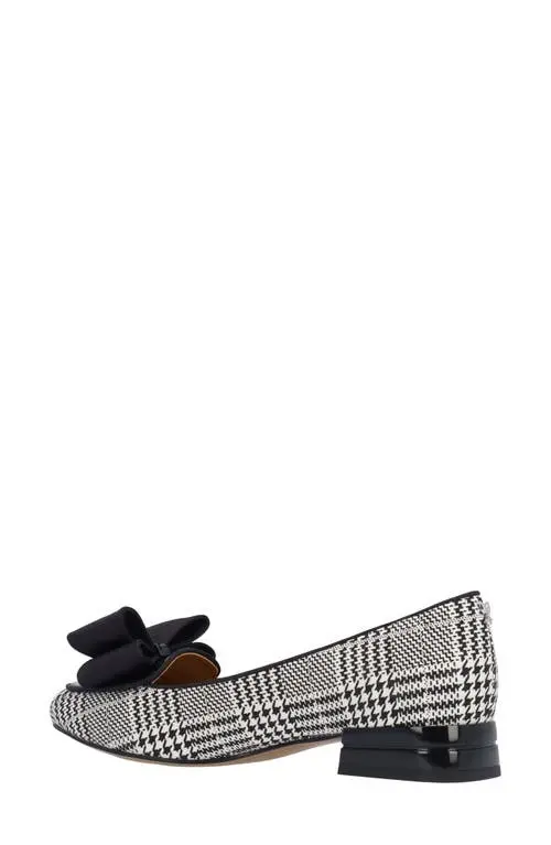 J. Reneé Kori Houndstooth Bow Flat