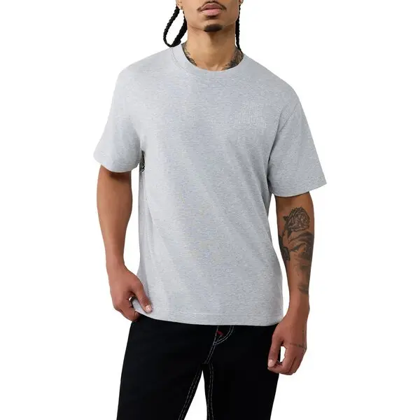 True Religion True No. 1 Buddha Graphic T-shirt - Heather Grey