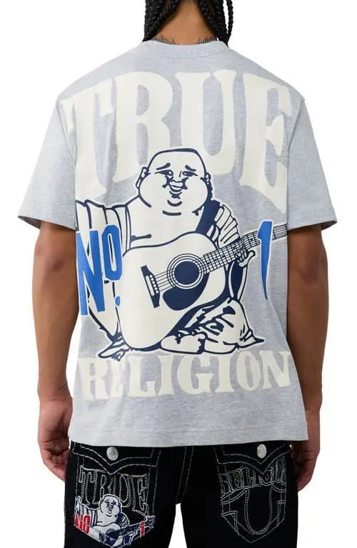 True Religion True No. 1 Buddha Graphic T-shirt - Heather Grey