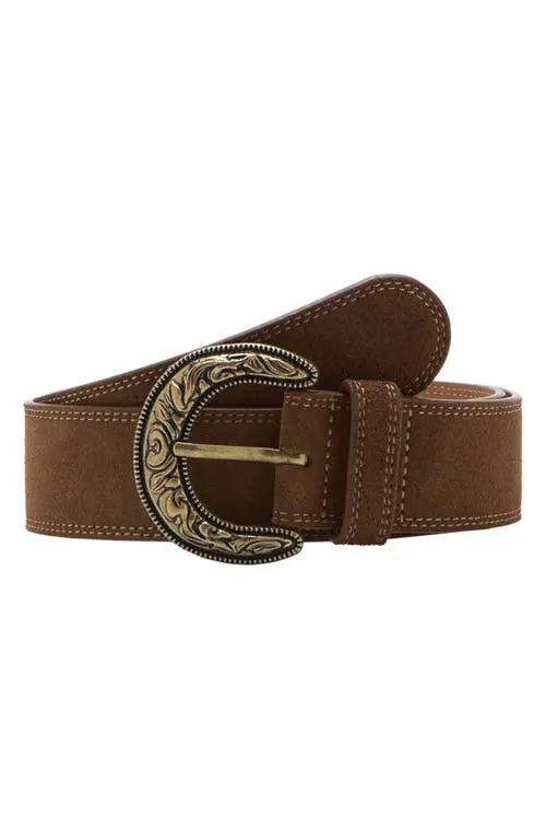 Mango Suede Effect Belt