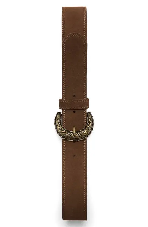 Mango Suede Effect Belt