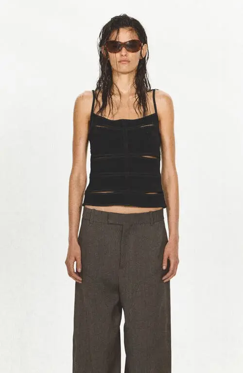 Mango Cutout Tank Top