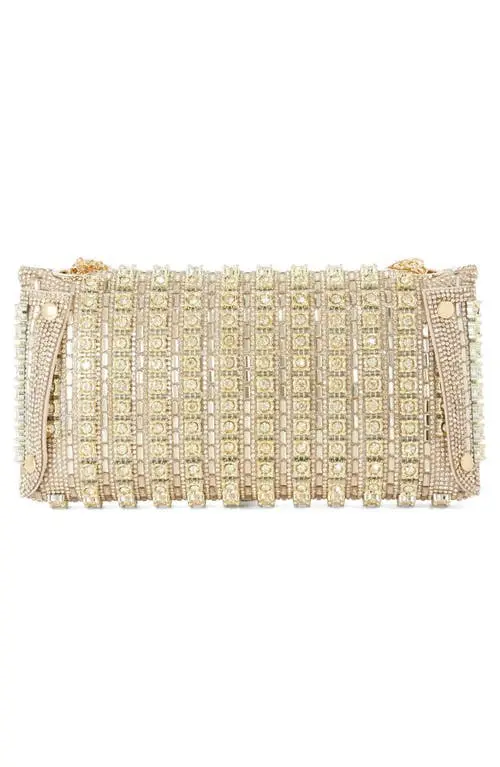 Dune London Elabourate Crystal Clutch - Gold