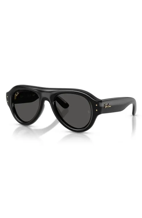 Ray-ban A$ap Rocky 52mm Pilot Puffer Sunglasses
