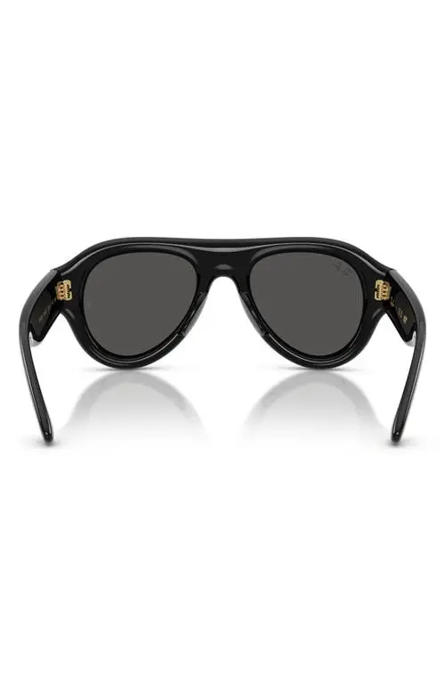 Ray-ban A$ap Rocky 52mm Pilot Puffer Sunglasses