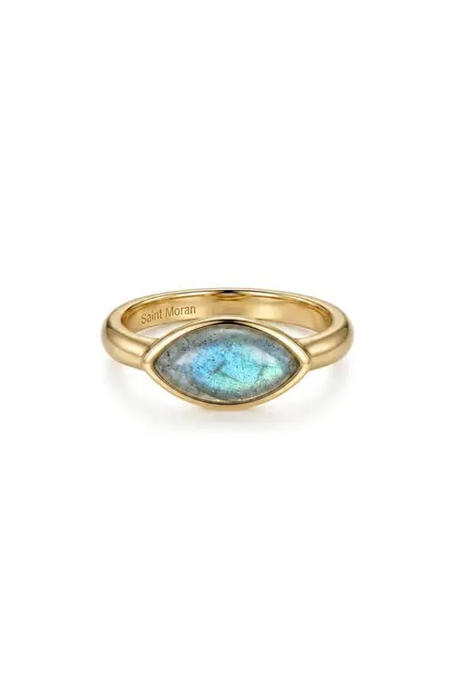 ST. MORAN Labradorite Marquise Ring