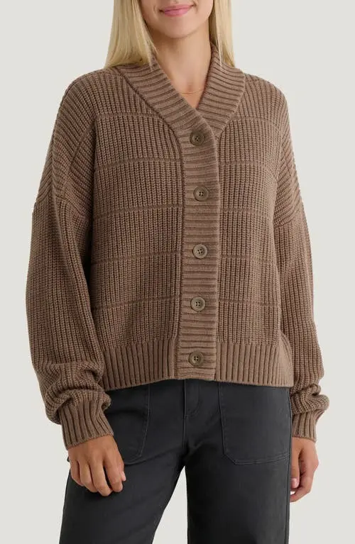FREE FLY Coastloom Cardigan - Fossil