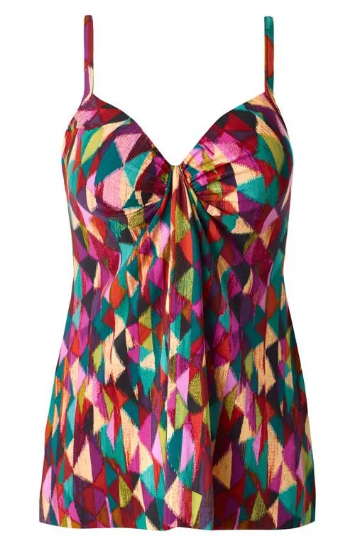 Miraclesuit Farfalle Marina Underwire Tankini Top