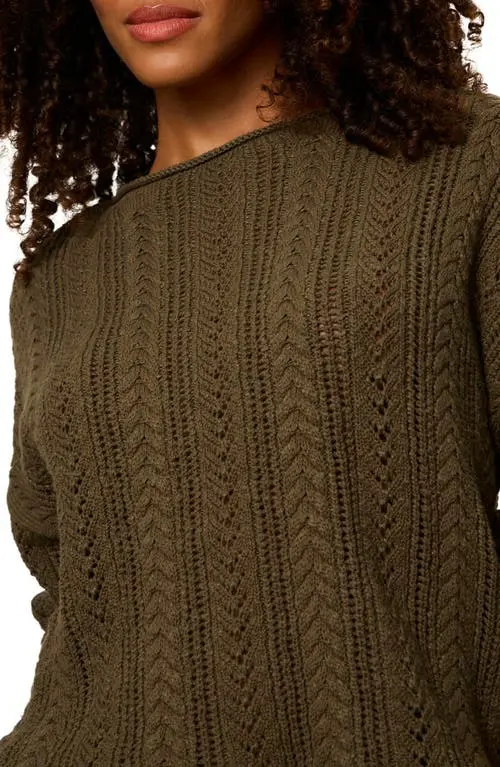 Sanctuary Cable Stitch Cotton Sweater
