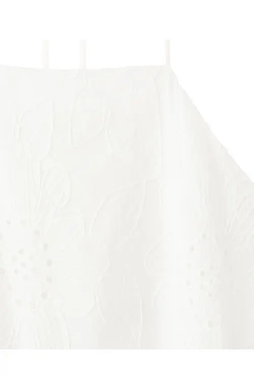 Mango Embroidered Cotton Halter Dress
