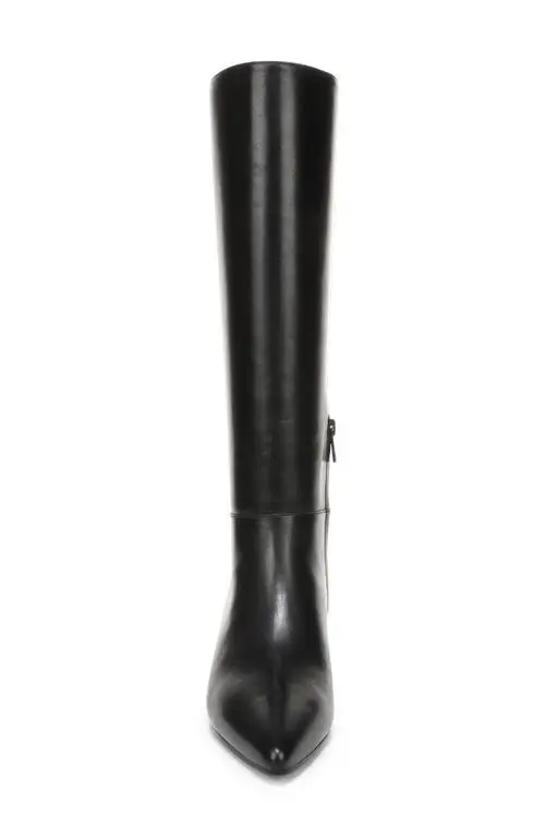 Vince Adan Tall Leather Boot - Black Leather