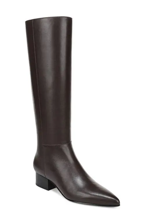 Vince Adan Tall Leather Boot - Ganache Leather