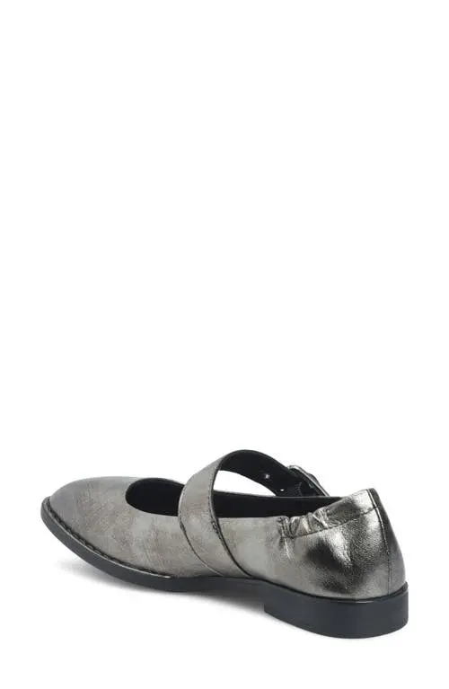 BØRN Millie Leather Mary Jane - Pewter Metallic