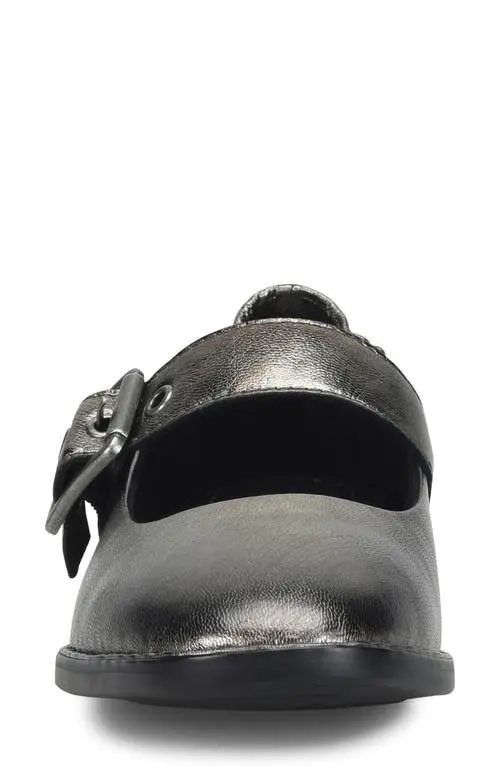 BØRN Millie Leather Mary Jane - Pewter Metallic