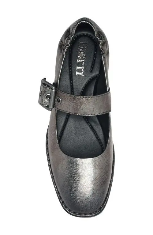 BØRN Millie Leather Mary Jane - Pewter Metallic