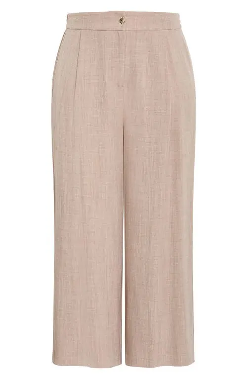 City Chic Luci Pleated Wide Leg Pants