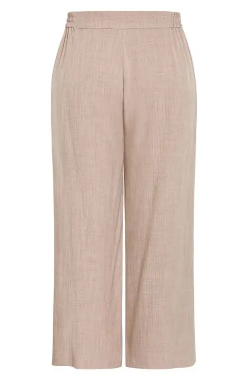 City Chic Luci Pleated Wide Leg Pants