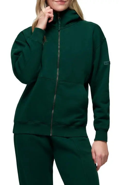 Prana Dreamfleece Full Zip Hoodie - Root Green
