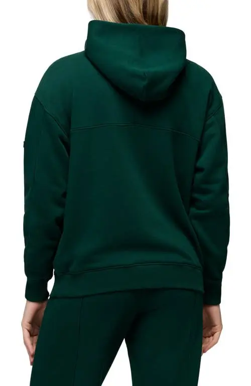 Prana Dreamfleece Full Zip Hoodie - Root Green