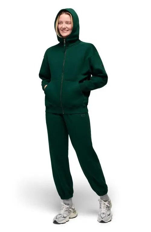 Prana Dreamfleece Full Zip Hoodie - Root Green