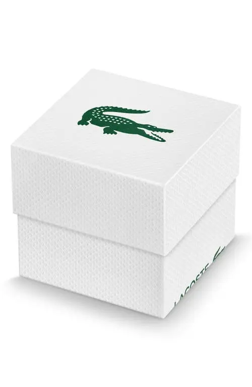 Lacoste Stainless Steel And Silicone Strap Watch - Green