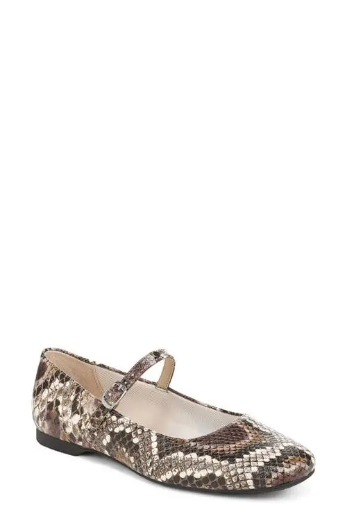 LIFESTRIDE Beloved Faux Leather Mary Jane Flat - Brown Multi