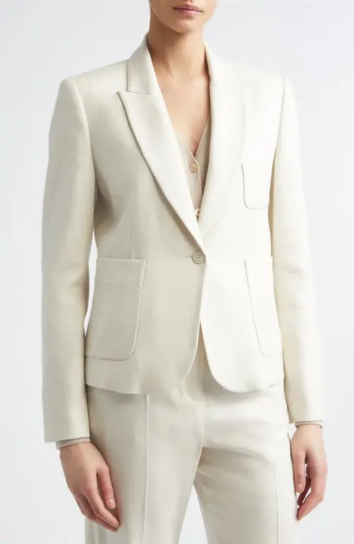 Eleventy Herringbone Wool Blend Jacket