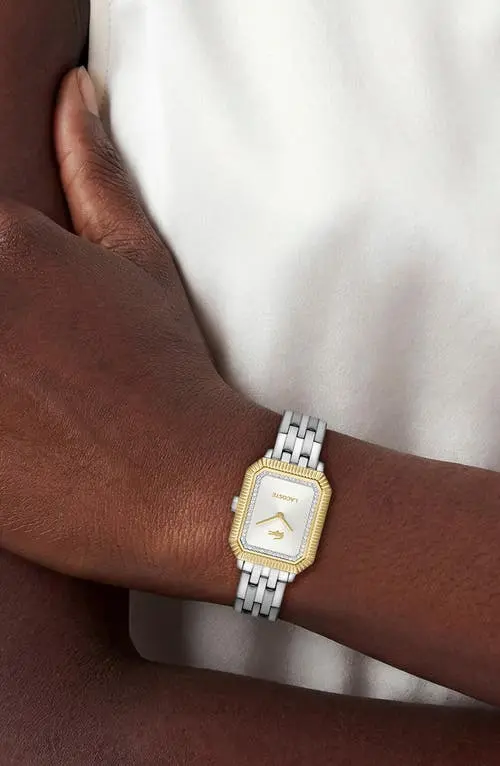 Lacoste Parisienne Bracelet Watch - Silver White