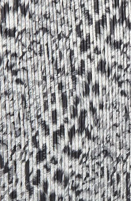 Echo Pleated Spots On Spots Diamond Silk Scarf - Silver