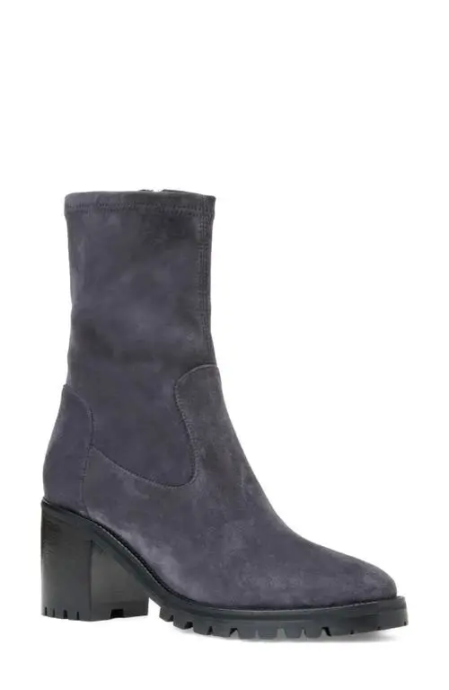 Aquatalia Joplin Leather Bootie - Navy Suede