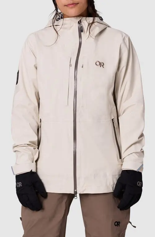OUTDOOR RESEARCH Carbide Waterproof Jacket - Oyster