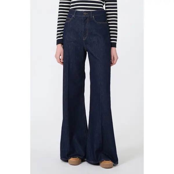 Max Mara High Waist Flare Leg Jeans