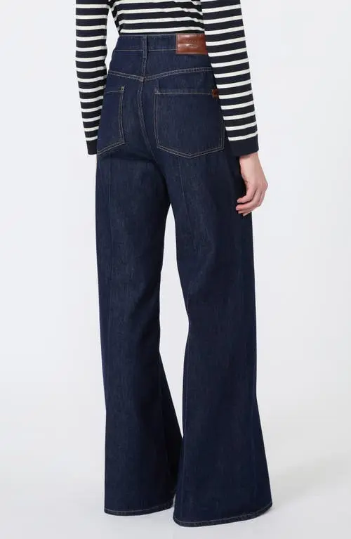 Max Mara High Waist Flare Leg Jeans