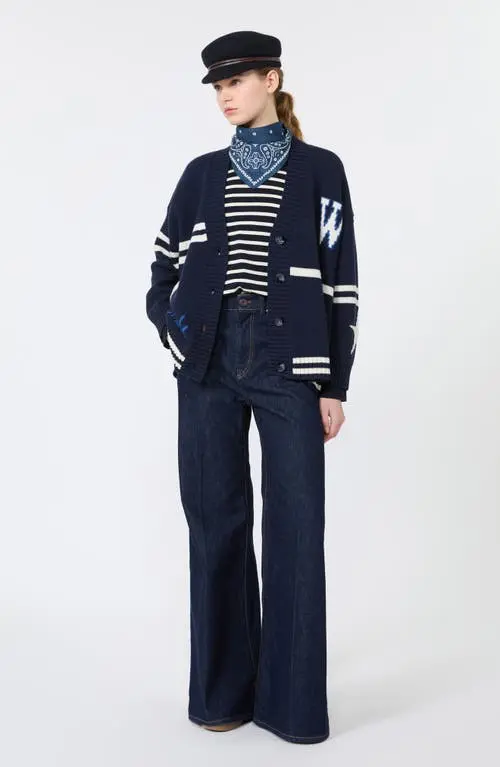 Max Mara High Waist Flare Leg Jeans