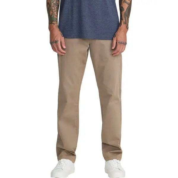 Rvca Weekend Washed Chino Pants - Dark Khaki