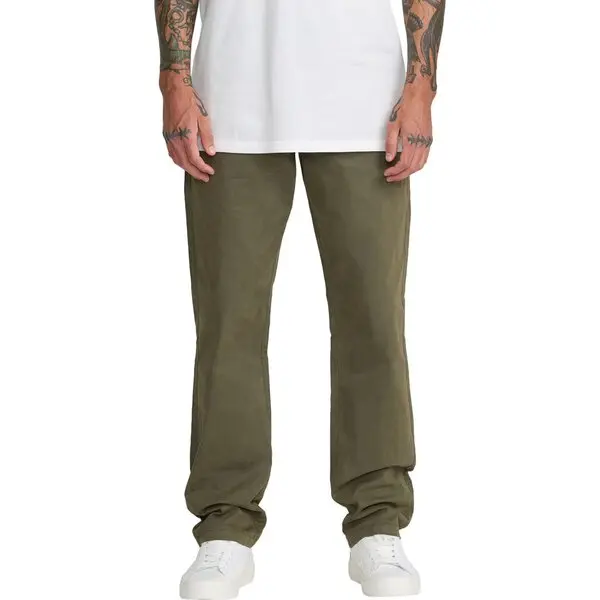 Rvca Weekend Washed Chino Pants - Fatigue