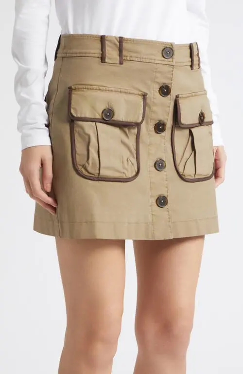 Ramy Brook Kylie Button Front Miniskirt