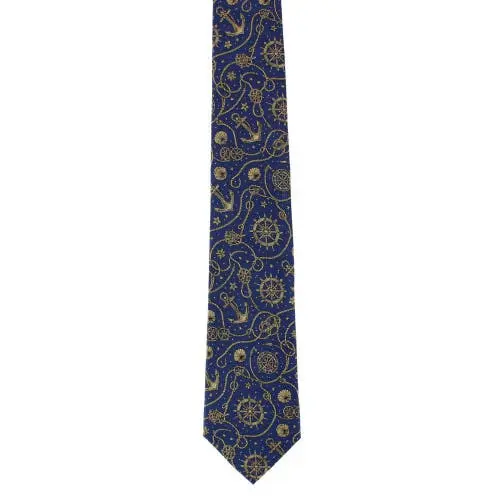 Trafalgar Nautical Wonders Silk Novelty Necktie