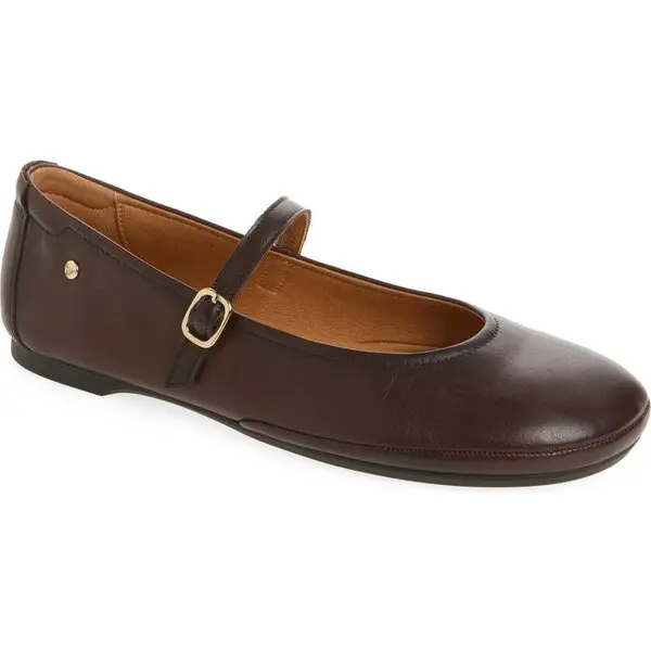 Pikolinos Carmona Mary Jane Flat - Caoba