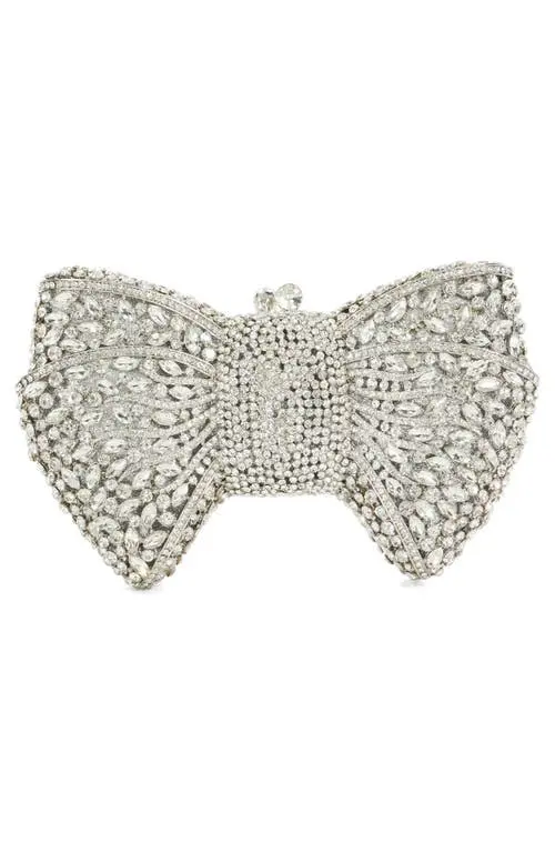 Dune London Enchant Crystal Bow Clutch