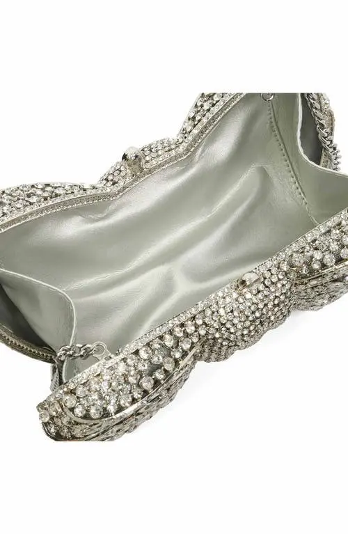 Dune London Enchant Crystal Bow Clutch